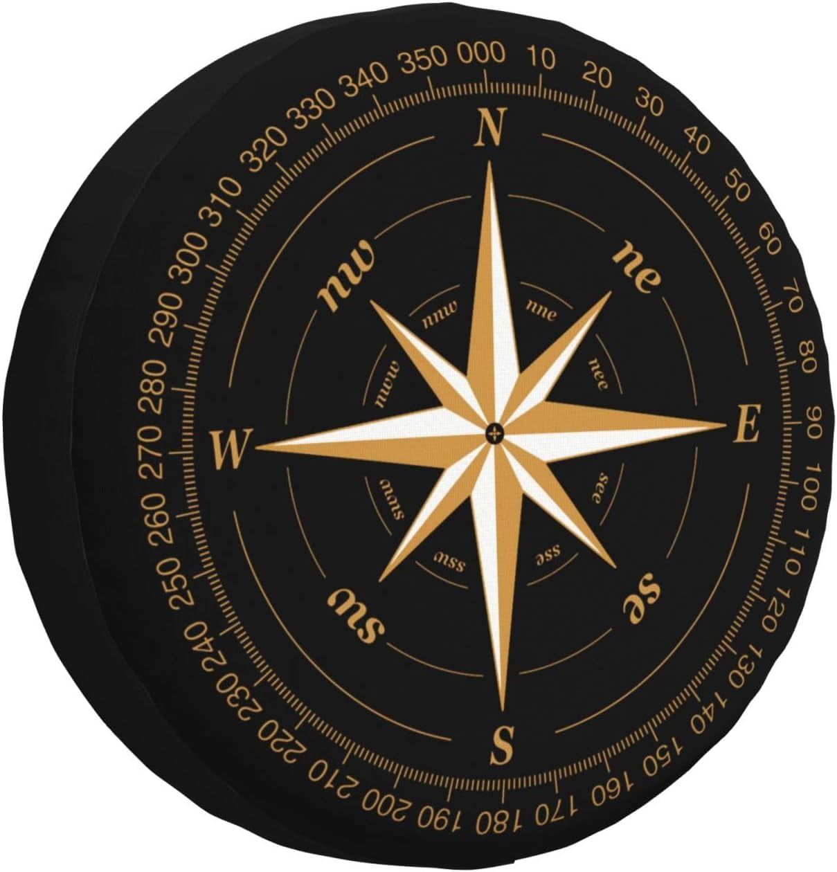 PISONIC Compass Spare Tire Cover Weatherproof Universal Wheel ...