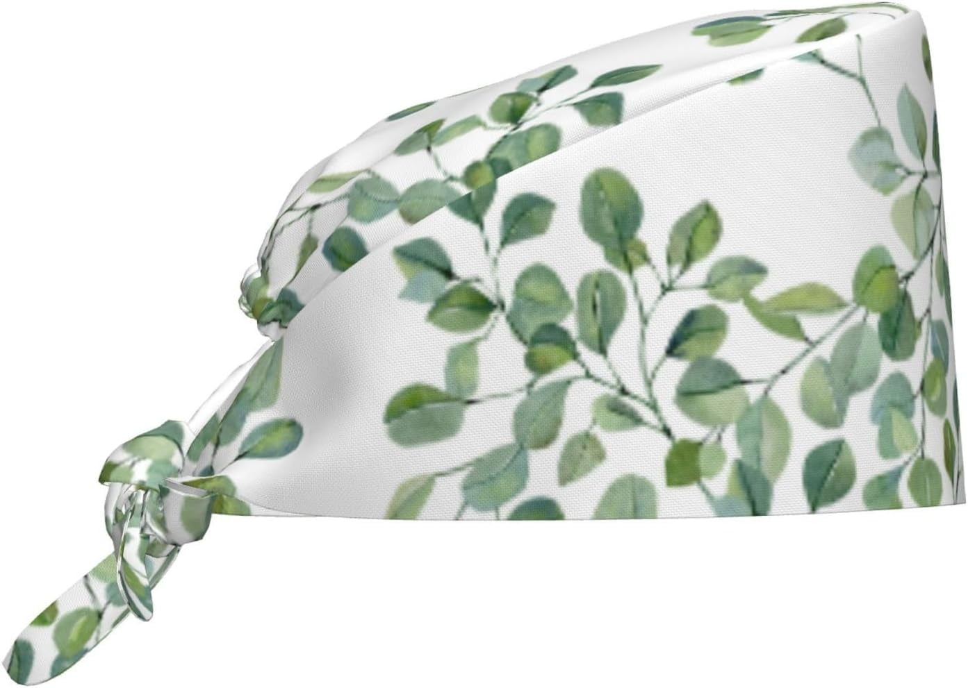 PISONIC Eucalyptus Branch Pattern Working Cap with Sweatband for Women ...