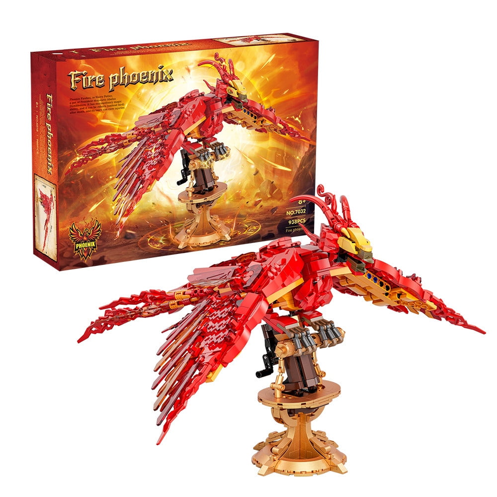 PISONIC Fire Phoenix Building Set, Magic Phoenix Collection Model for ...