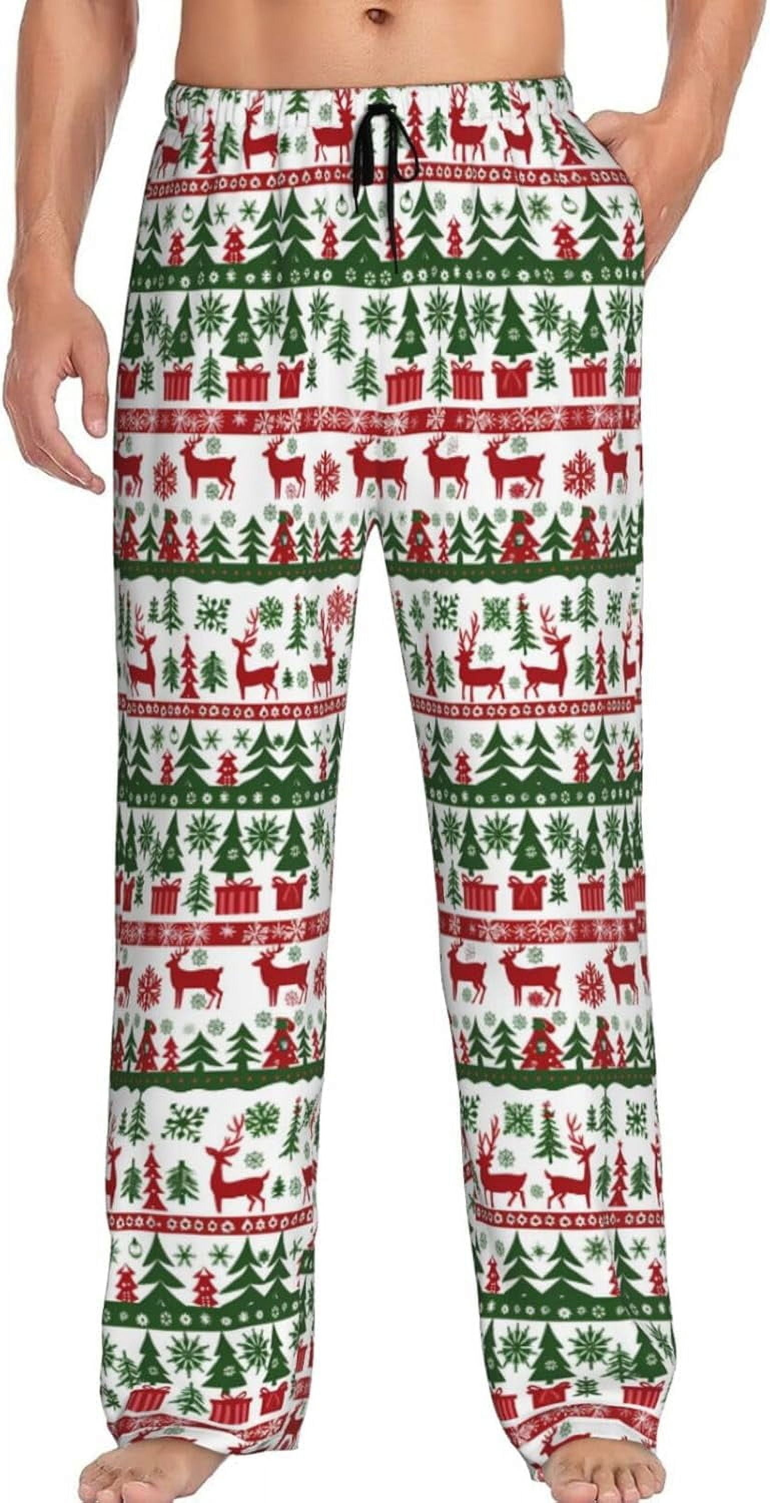 PISONIC Funny Mens Pajama Pants Lounge Men's Pajama Bottoms Soft Sleep ...