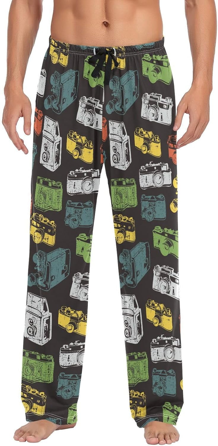 PISONIC Funny Pajama Pants for Men, Lounge Pants Super Soft Men Pajama ...
