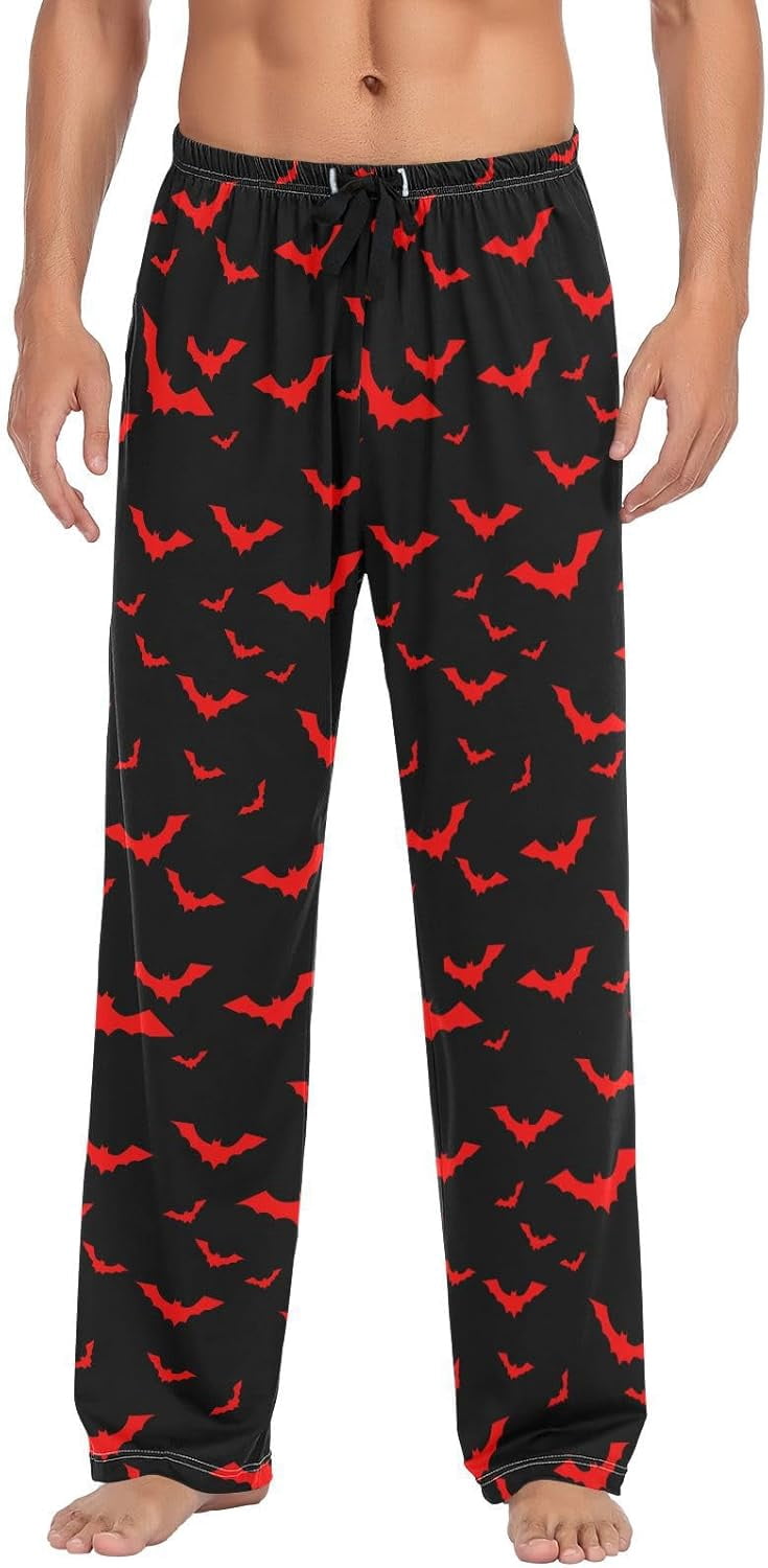 PISONIC Funny Pajama Pants for Men, Lounge Pants Super Soft Men Pajama ...