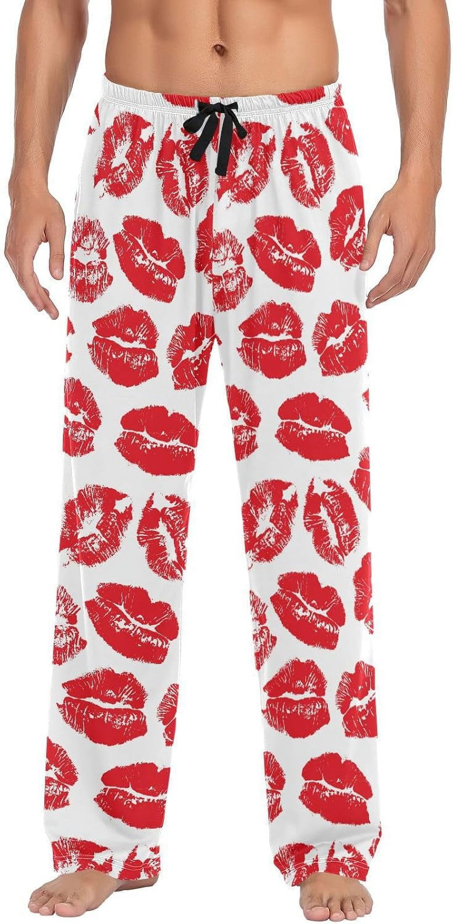 PISONIC Funny Pajama Pants for Men, Lounge Pants Super Soft Men Pajama ...