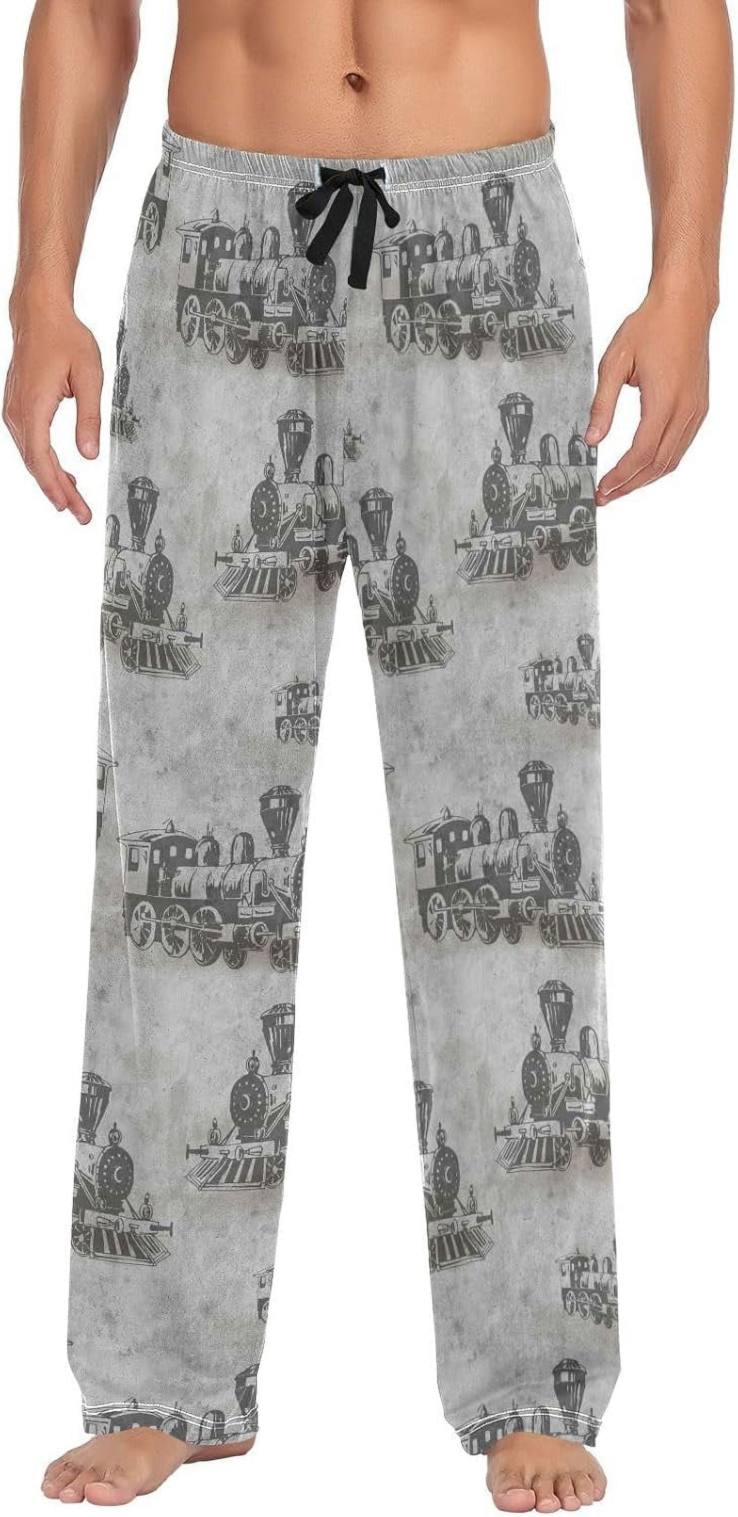 PISONIC Funny Pajama Pants for Men, Lounge Pants Super Soft Men Pajama ...
