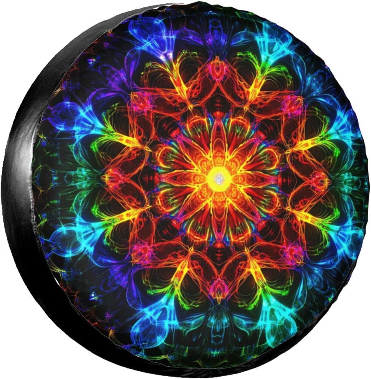 PISONIC Mandala Of Rainbow Spare Tire Cover Weatherproof Universal ...