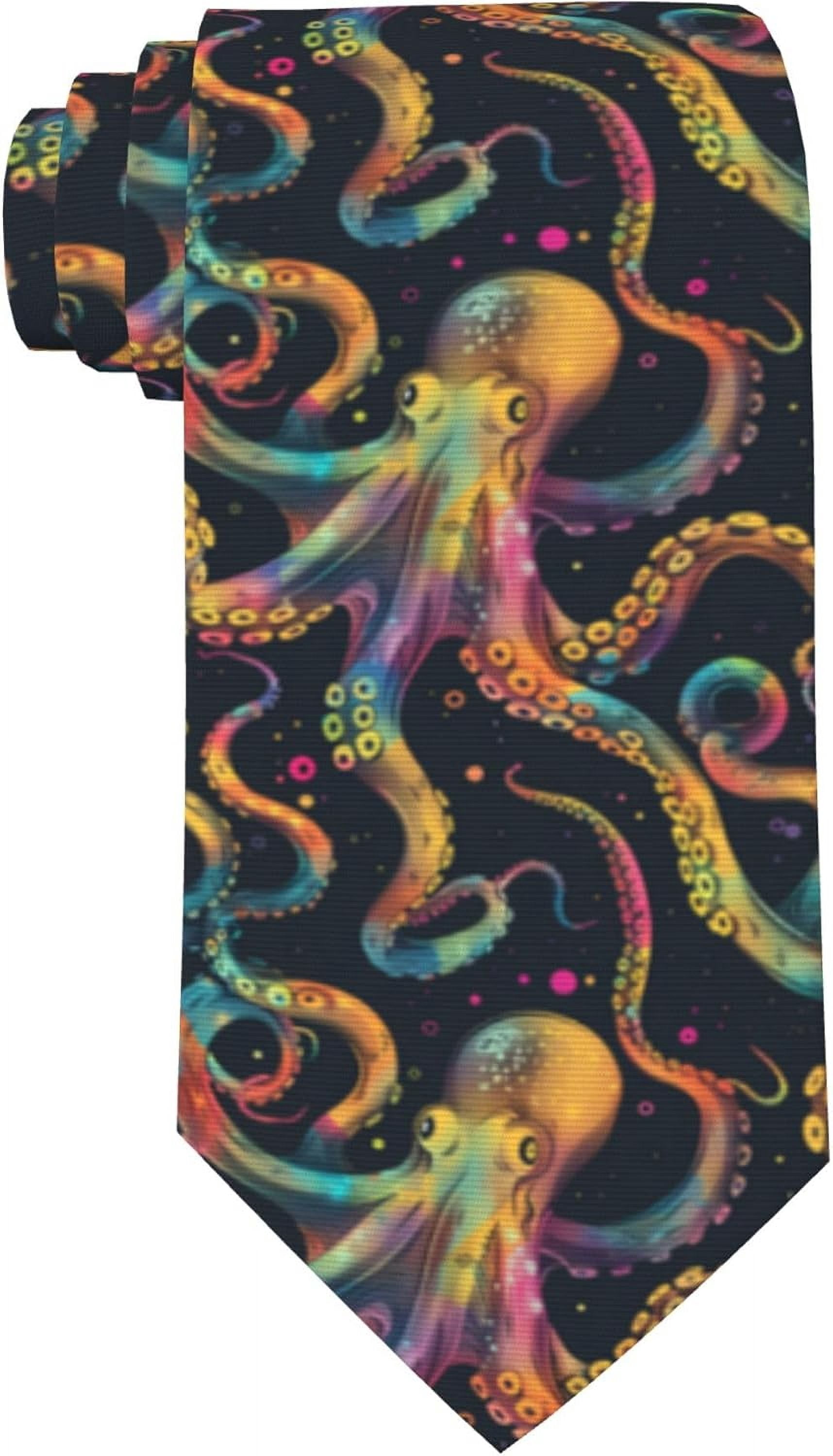 PISONIC Men's Novelty Tie Funny Necktie Great For Wedding Party Groom ...