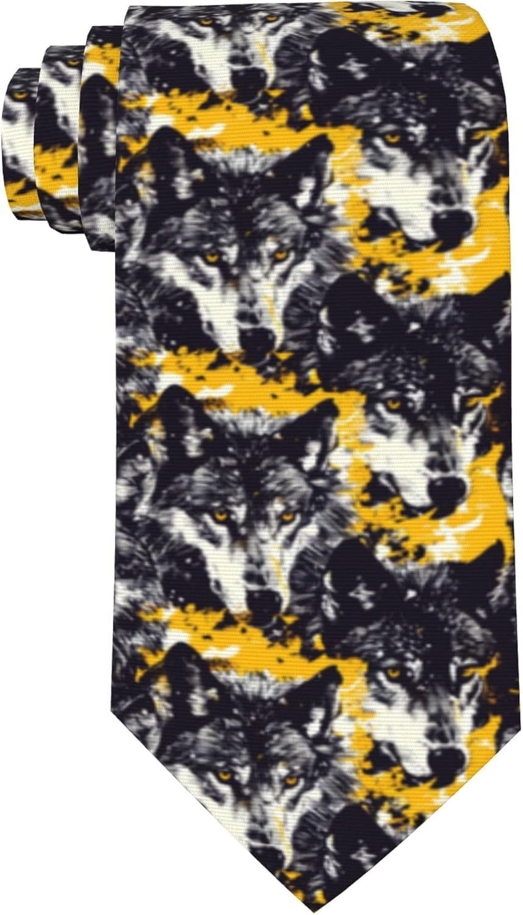 PISONIC Men's Novelty Tie Funny Necktie Great For Wedding Party Groom ...