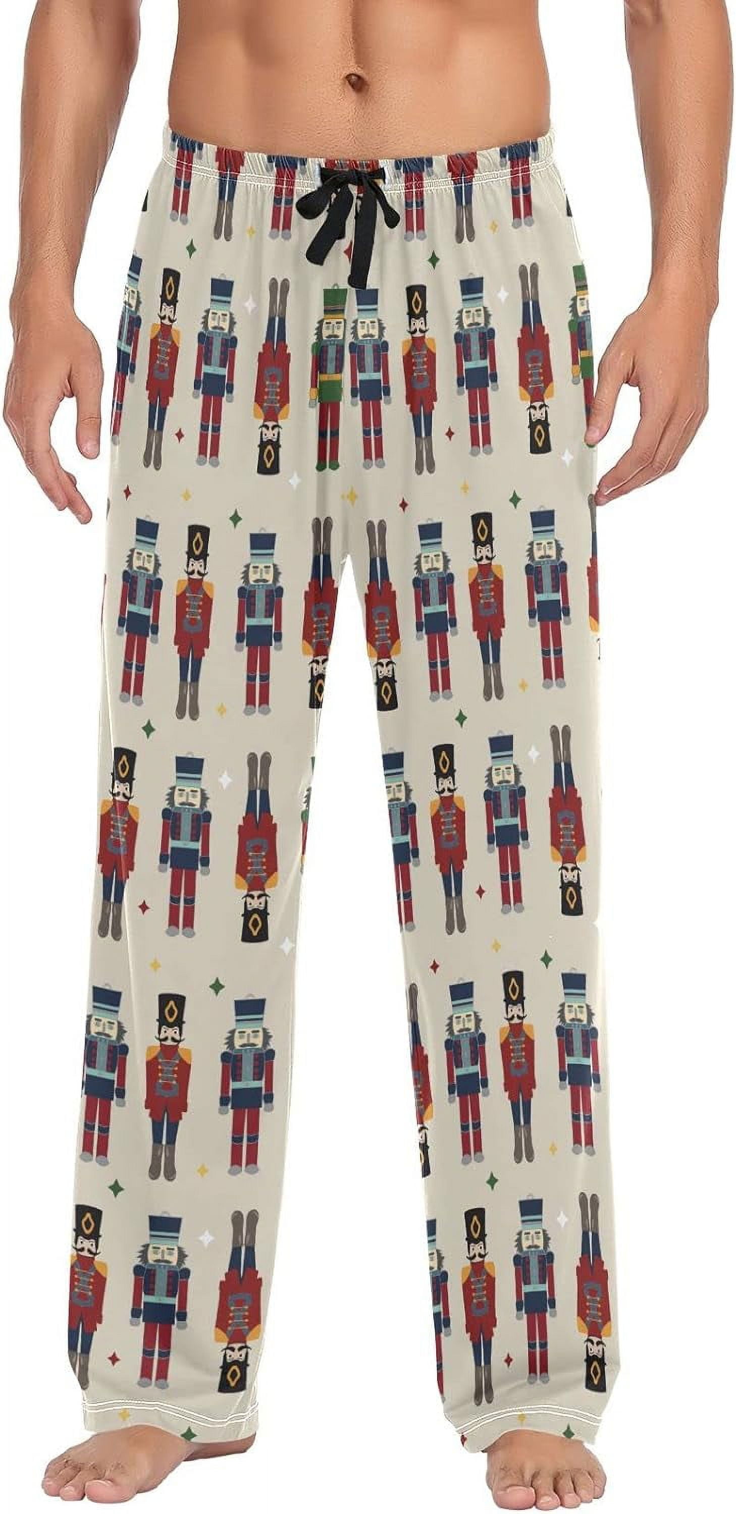 PISONIC Soldier Mens Pajama Pants Lounge Men's Pajama Bottoms Soft ...