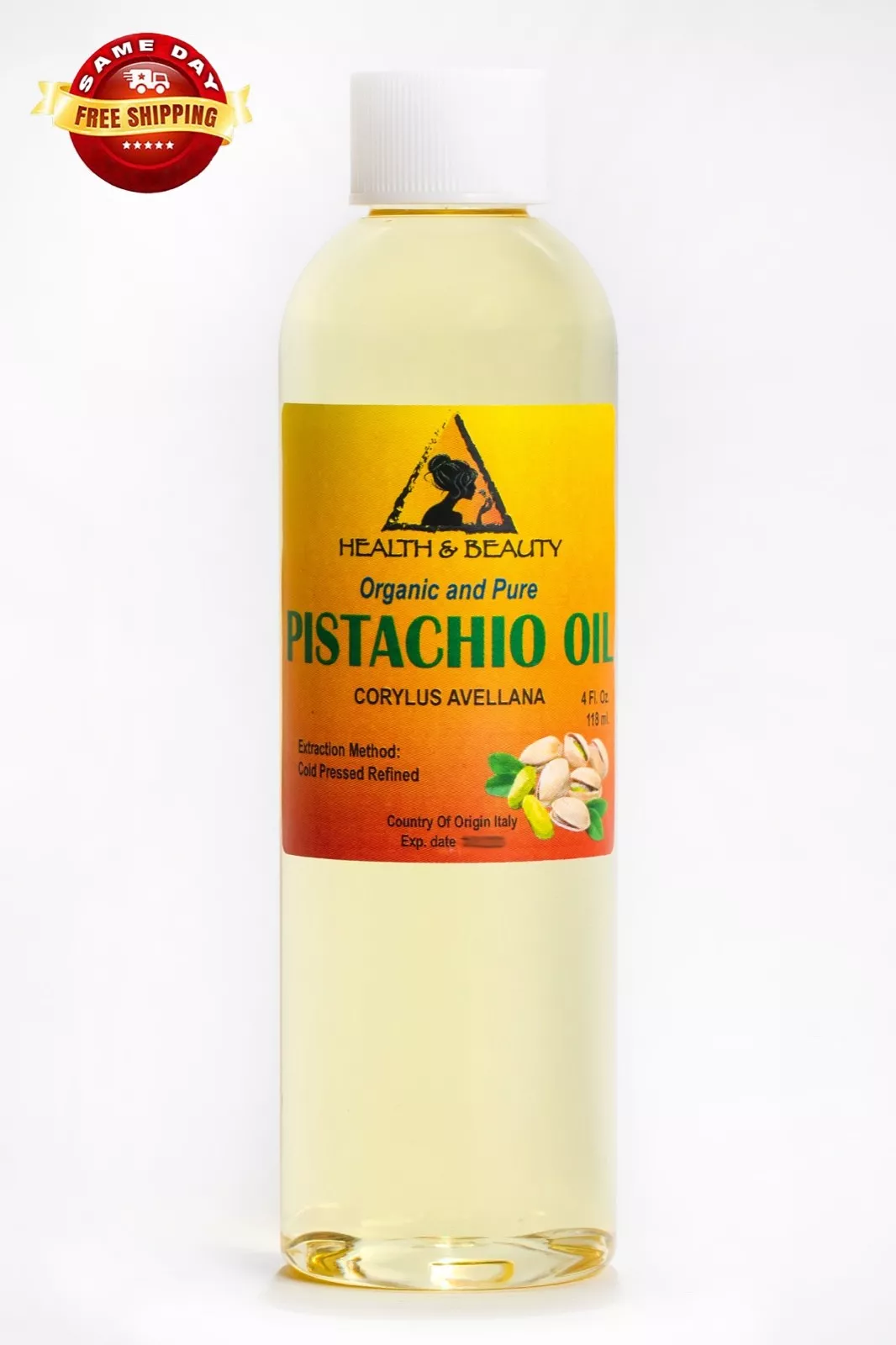 PISTACHIO OIL REFINED ORGANIC CARRIER COLD PRESSED PREMIUM FRESH 100% ...