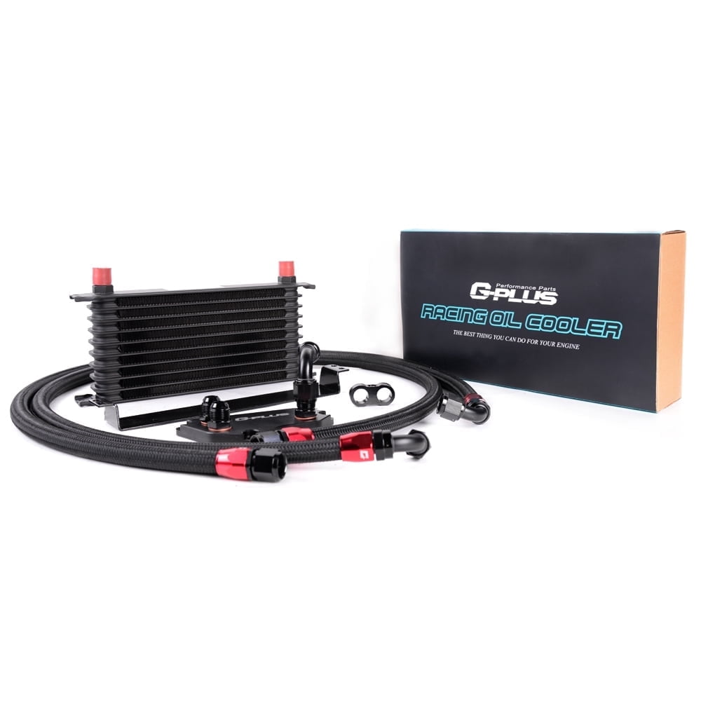 PIT66 10 Row AN10 Aluminum Oil Cooler Kit, Fit for BMW E36/E46 M3 135 ...