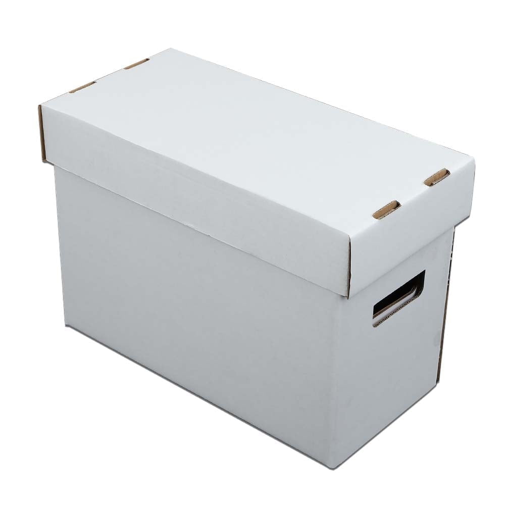 Comic Books Storage Boxes, 10 Pcs White Cardboard, Holds 150-175 ...