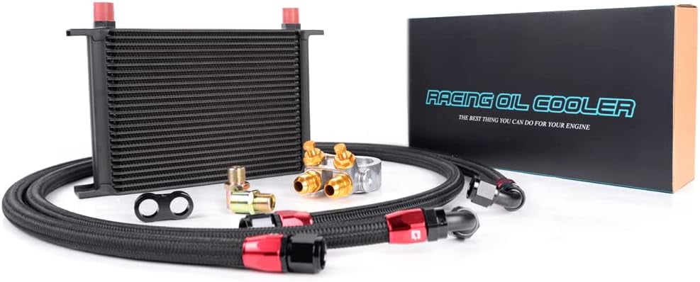 PIT66 25 Row AN10-10AN Universal Aluminum Engine Transmission Oil ...