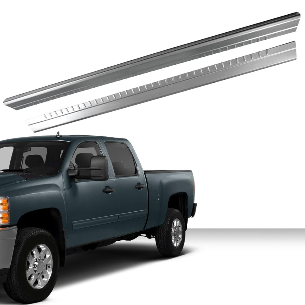 PIT66 2Pcs Extended Cab 4 Door Lower Slip-On Metal Rocker Panels ...