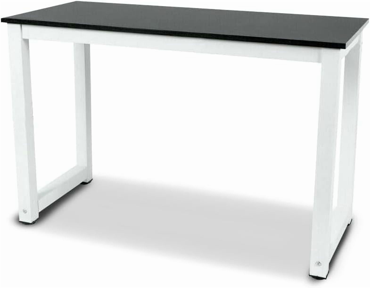 PIT66 43.3'' Wood Modern Computer Desk Office Table, PC Laptop Notebook ...