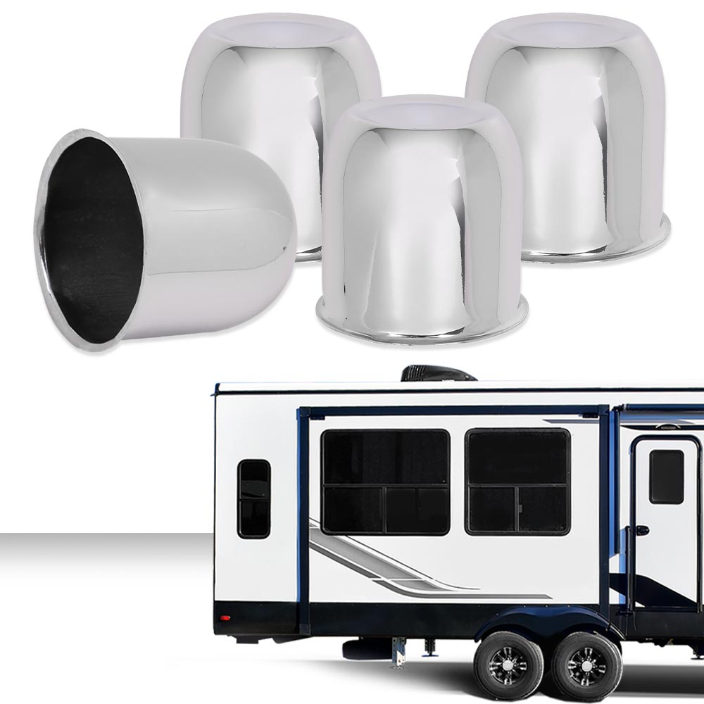 Gorilla HC202STA Wheel Center Cap 4-1/4"3"H Closed Style Chrome Plated ...