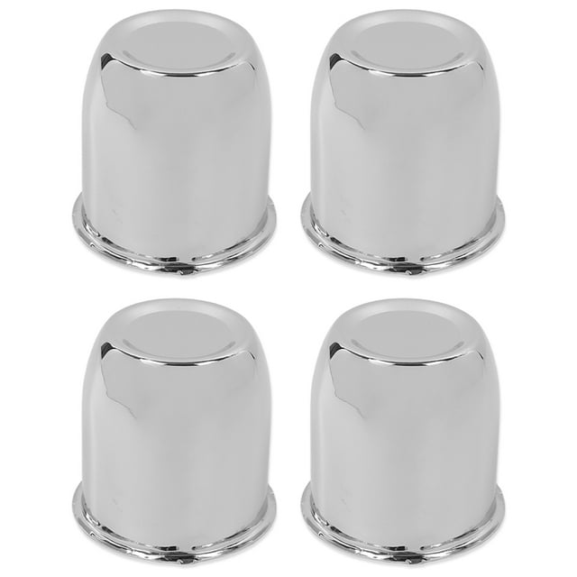 PIT66 4pcs Push Through Chrome Wheel Center Caps Fit 3.18" Rims Center ...