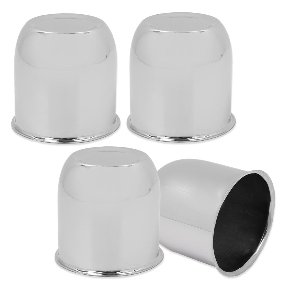 PIT66 4pcs Push Through Chrome Wheel Center Caps Fit 3.18" Rims Center ...