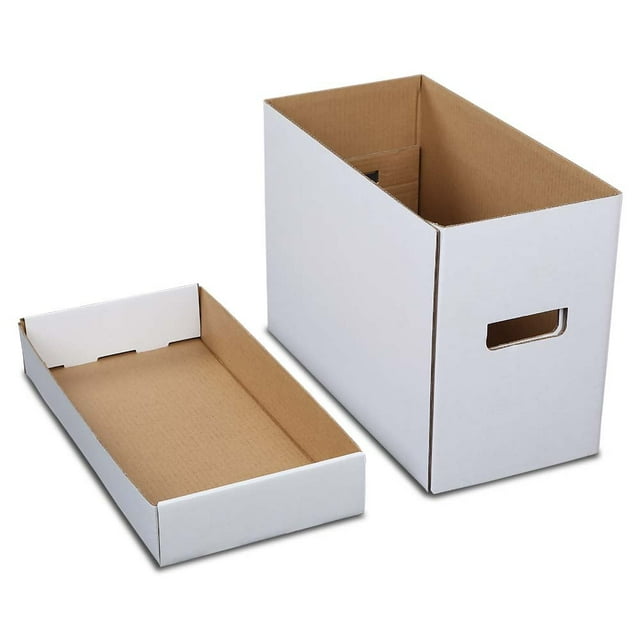 PIT66 Stackable Comic Books Storage Boxes, 5Pcs, Short, Holds 150-175 ...