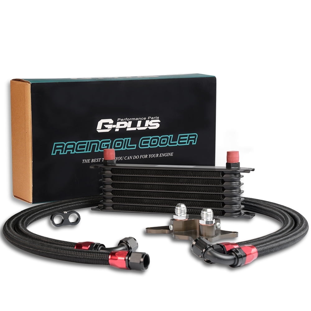 PIT66 7 Row AN10 Engine Transmission Racing Oil Cooler Kit Fit for BMW ...