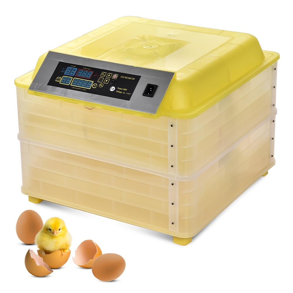 PIT66 96 Eggs Digital Incubator Automatic Turning Temperature Control Chicken Duck - Walmart.com