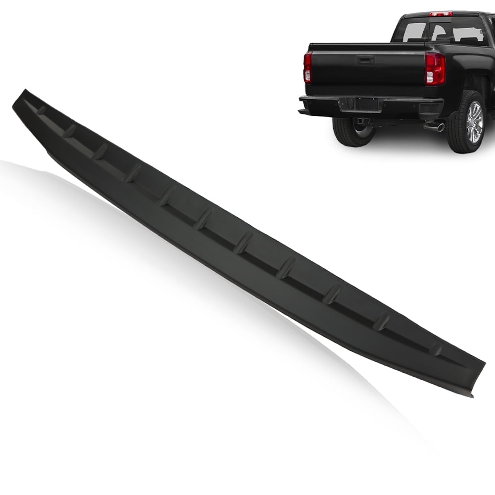 PIT66 ABS Plastic Tailgate Rear Wing Spoiler Black Fit for Chevy ...