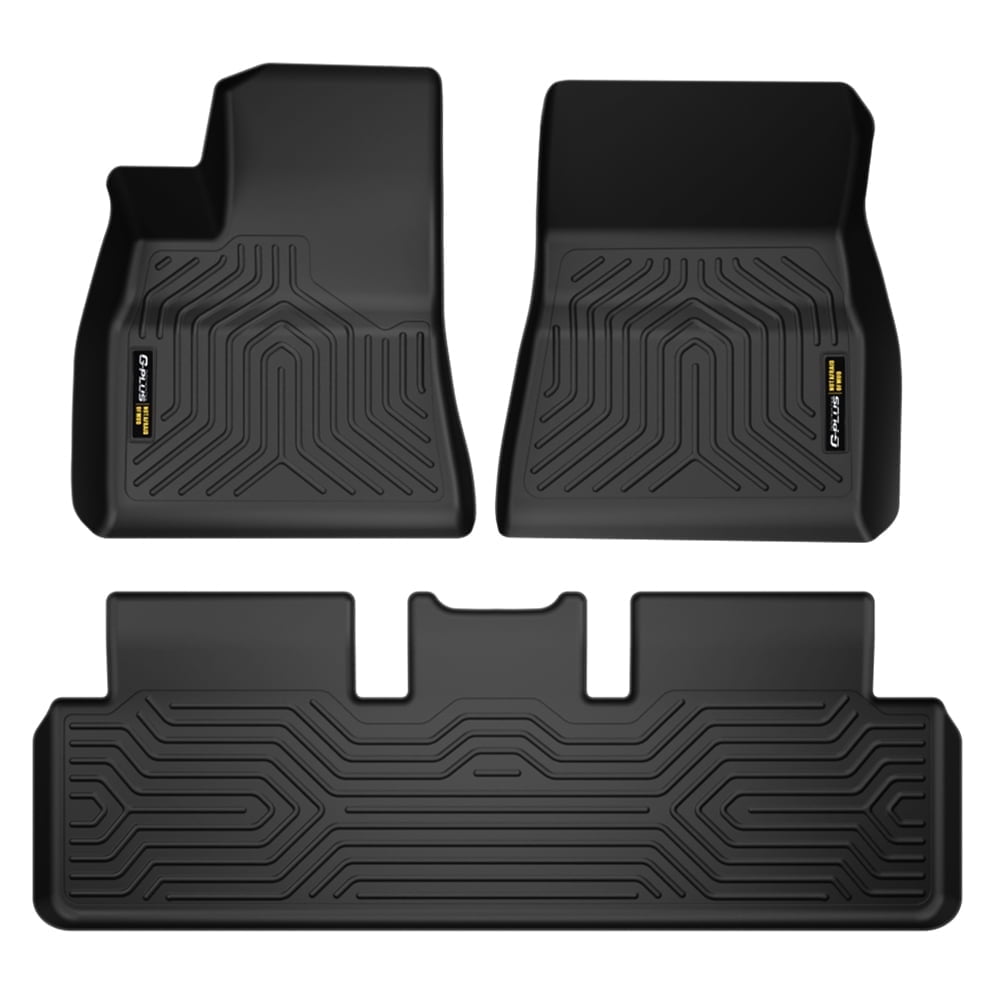 TPE All Weather Liner Carpets Anti-Slip Floor Mats Set Fit for Tesla ...