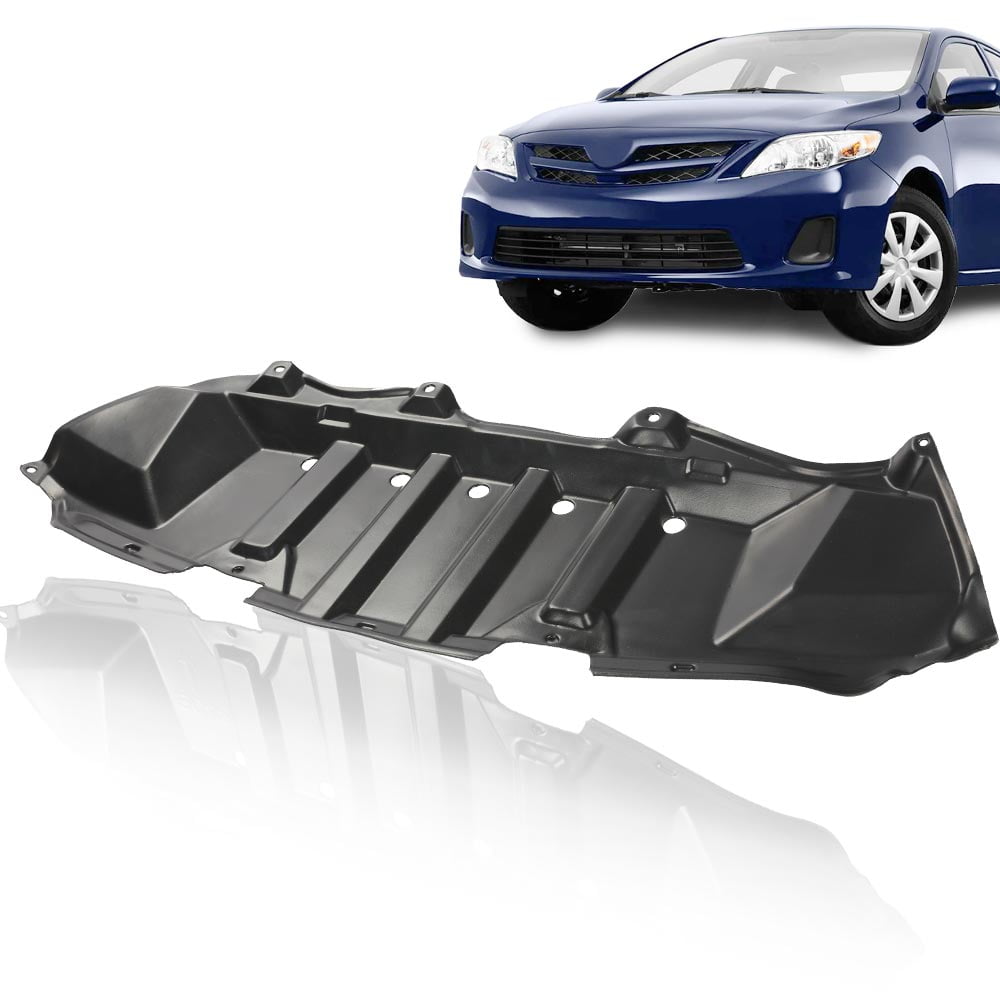 PIT66 Black Front Engine Splash Shield Under Cover Fit For 2009-2013 ...