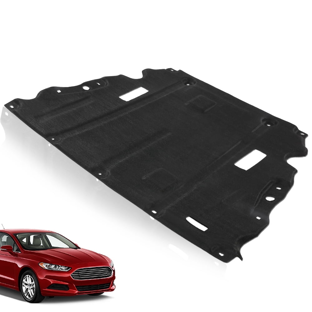 PIT66 Black Front Engine Under Cover Splash Shield Fit For Ford Fusion ...