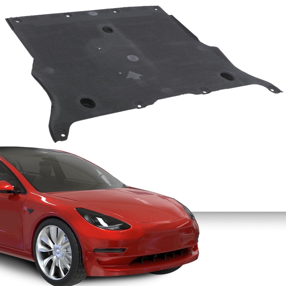 PIT66 Black Front Under Engine Cover Splash Guard Fit for Tesla Model 3 ...