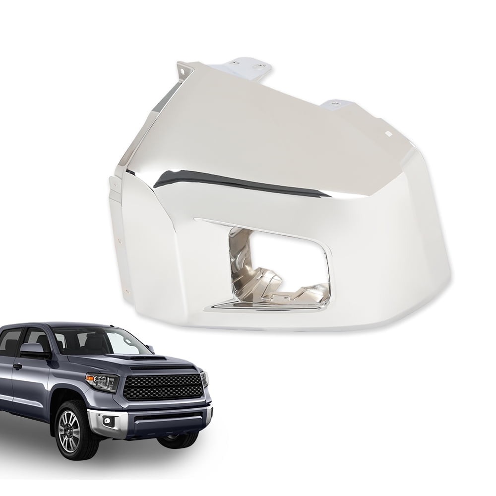 PIT66 Bumper End Cap Front Right Side Primed Chrome Steel Fit for ...