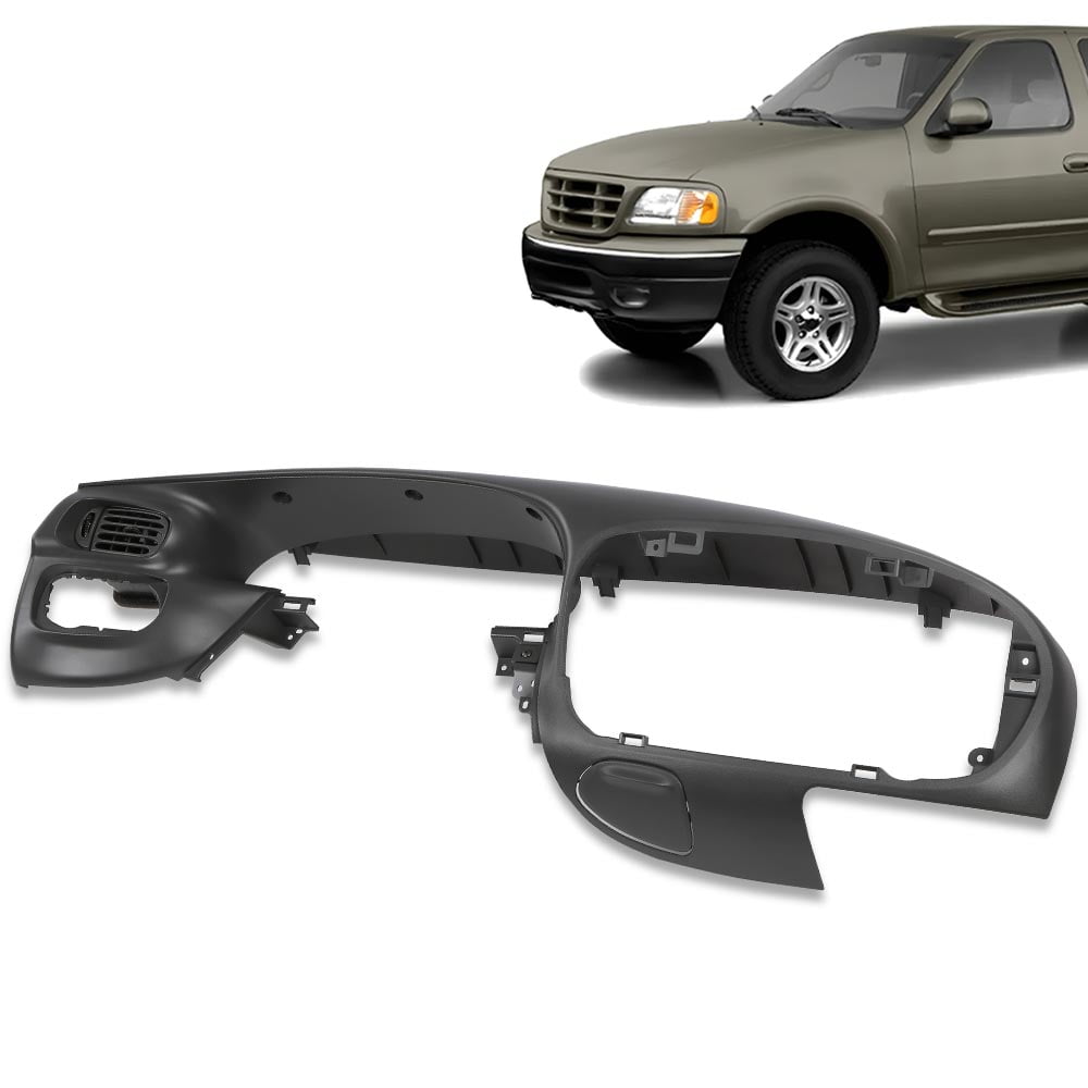 PIT66 Center Front Graphite Gray Dash Pad Bezel Cover Fit for Ford F150 ...