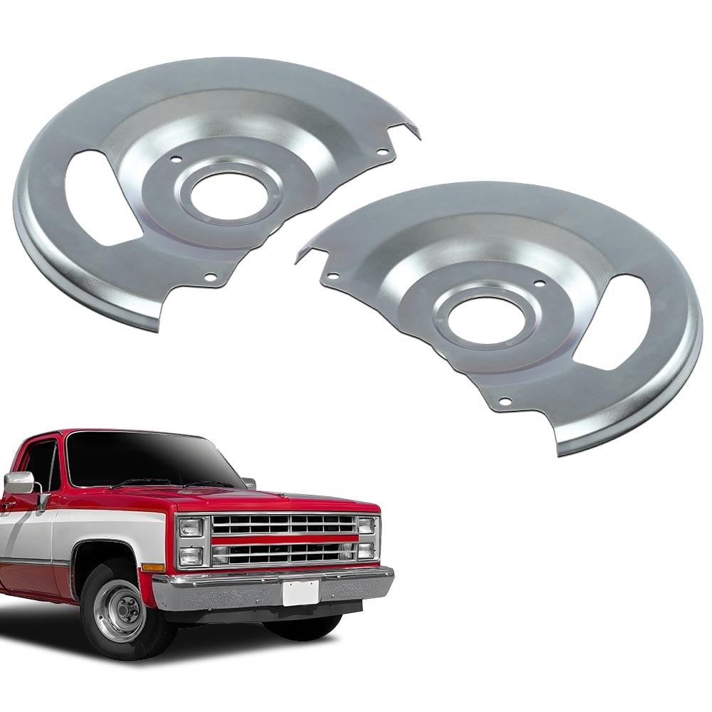 PIT66 Disc Brake Dust Shields Backing Plates Fit For 71-87 Chevy C10 ...