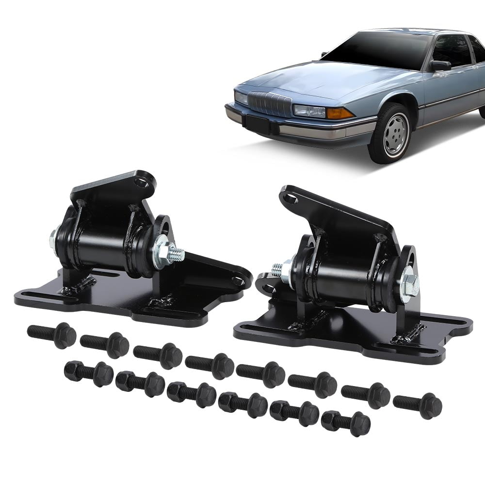 PIT66 Engine Mount Adapter Kit Fit for 1978-1988 G-Body LSx Engine ...