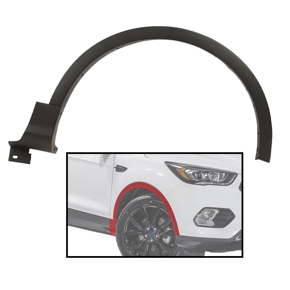 PIT66 Fender Flare Fit for 2013-2017 Ford Escape Wheel Well Arch ...