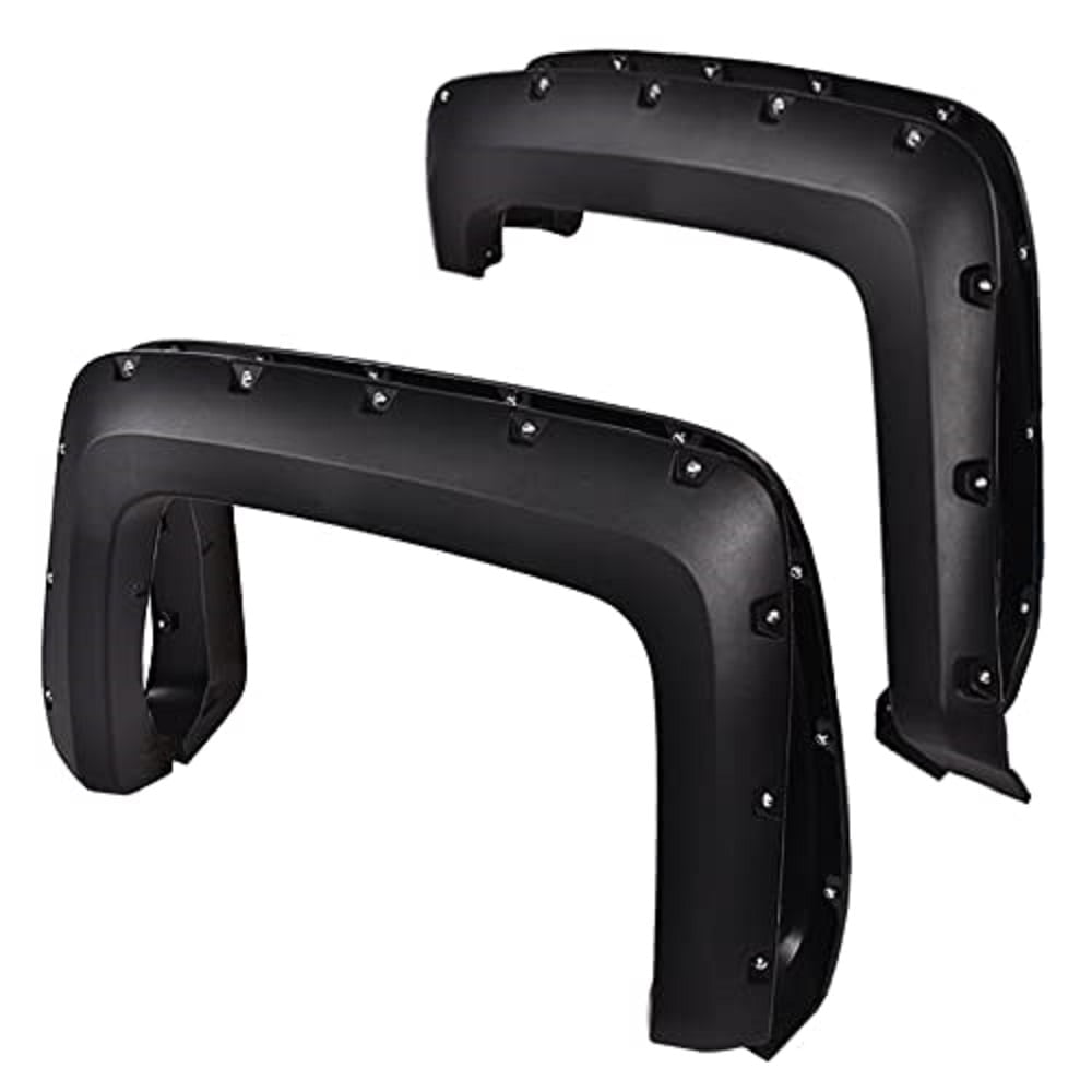 PIT66 Fender Flares Truck Mud Flaps Fit for 14-18 Chevy Silverado Wheel ...