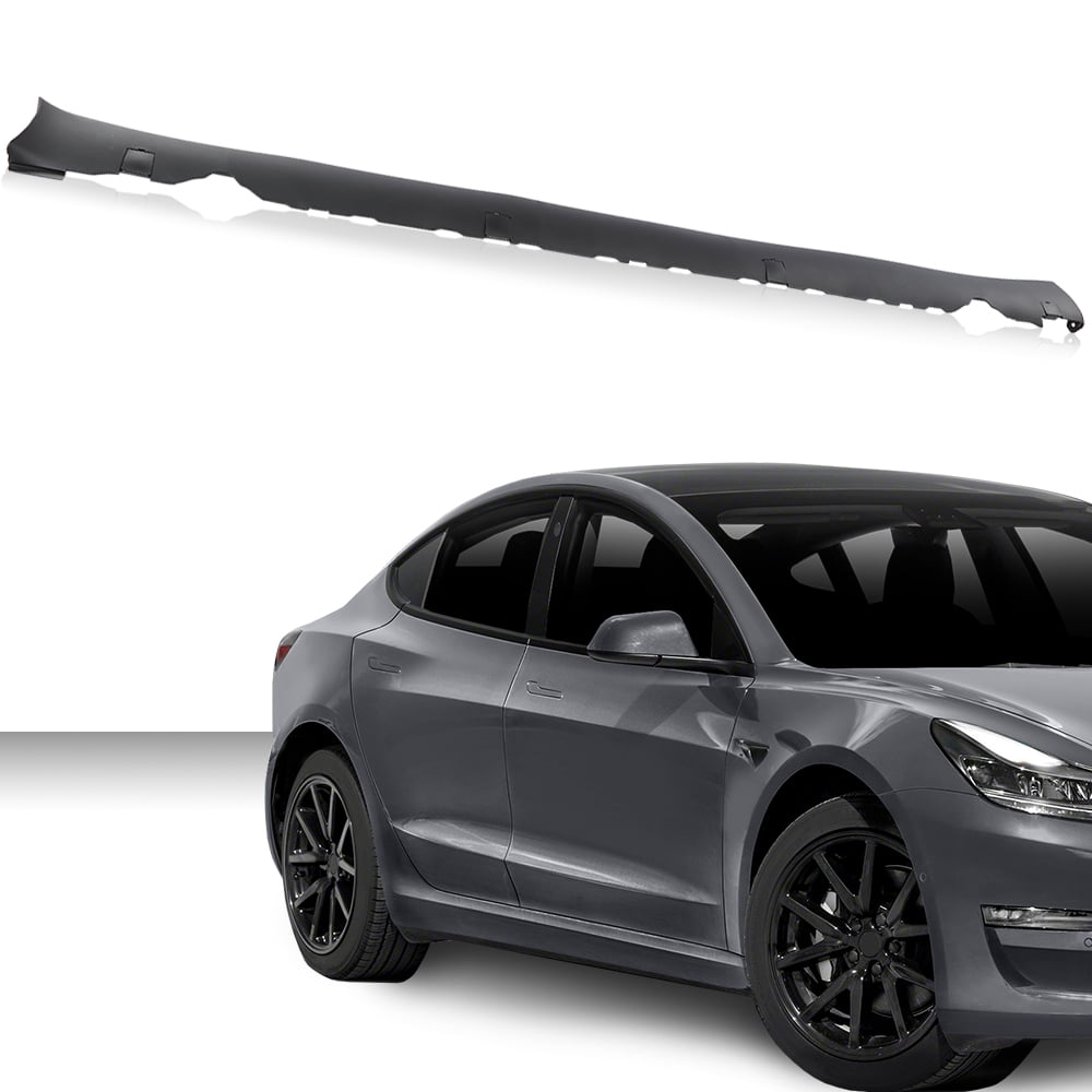 PIT66 Right Side Skirt Molding Rocker Lower Cover Fit For 17-22 Tesla ...