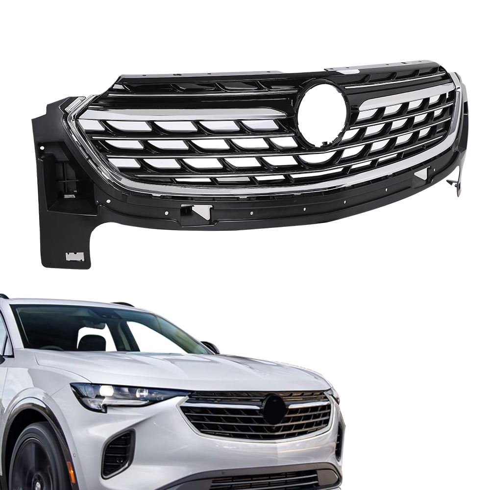 PIT66 Front Bumper Grille Grill Fit For 2021-23 Buick Envision Avenir ...