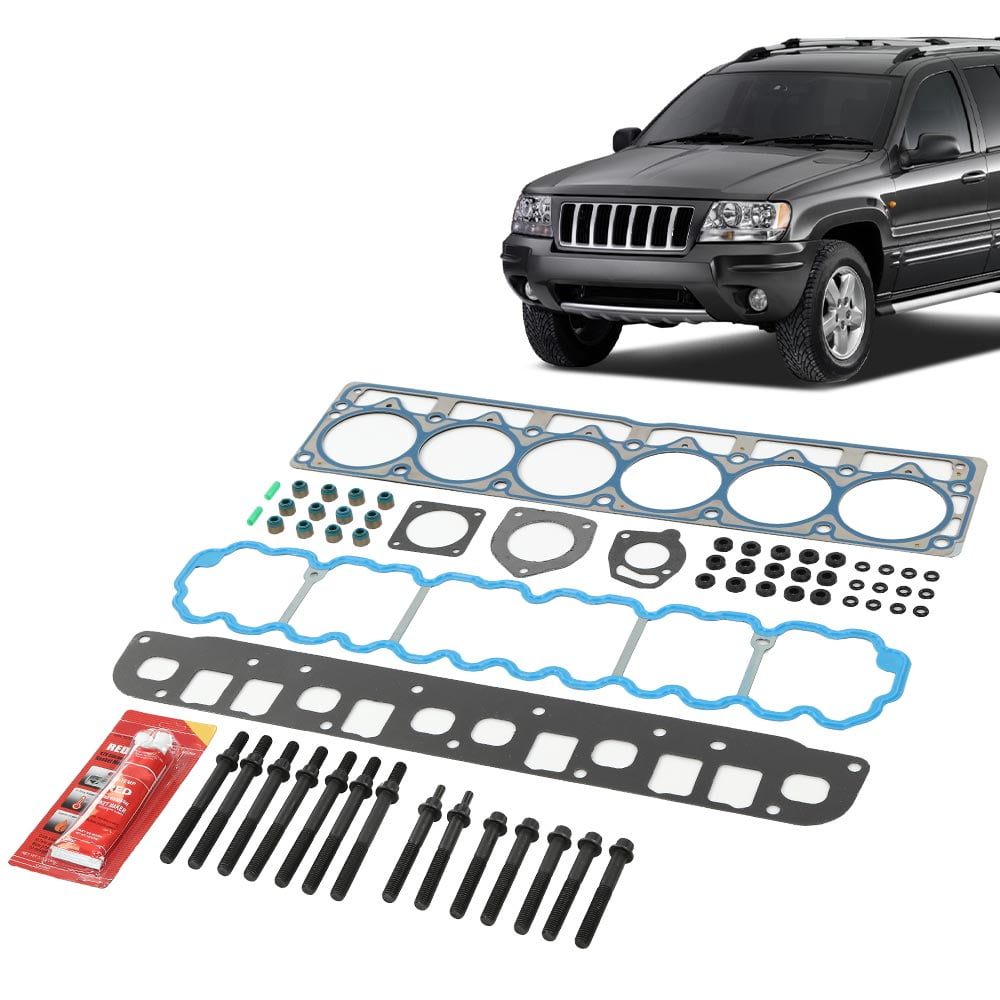 PIT66 Head Gasket Head Bolt Set Fit For 99-03 Jeep Grand Cherokee ...