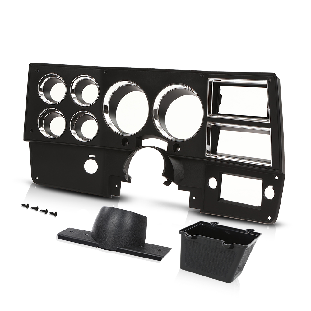 PIT66 Dash Bezel w/o A/C W/Lower Column Cover Fit for 1984-1987 Chevy ...