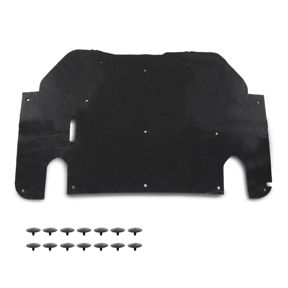 PIT66 Fit for 1993-1997 Ford Ranger Hood Insulation Pad 1/2" with clips ...