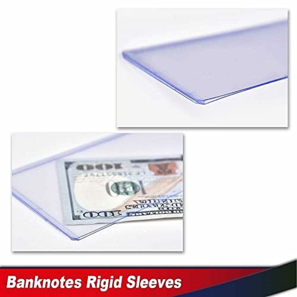 PIT66 Fit for Banknotes Rigid Sleeves For Modern Size US Currency Notes ...