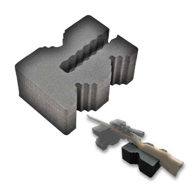 PIT66 Fit for Shooting Bench Rests Gun Rifle Holder Waterproof Foam ...