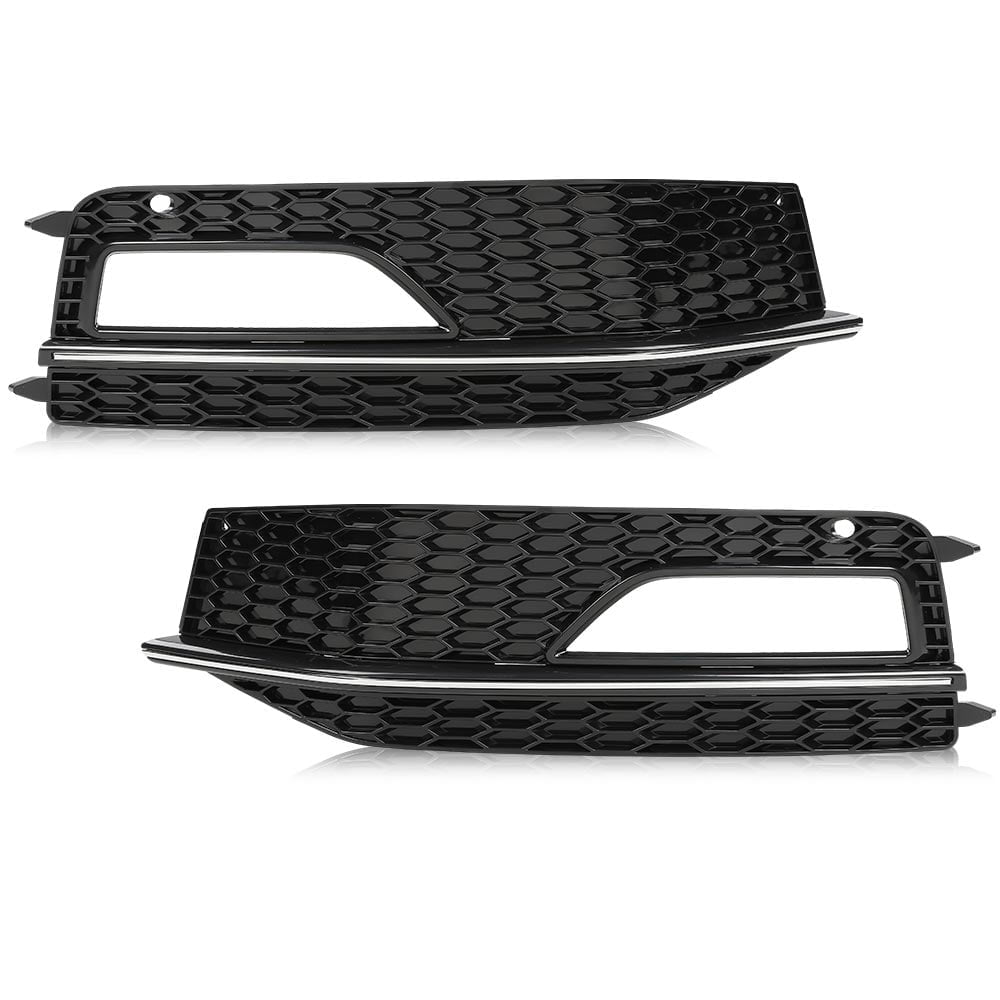 PIT66 Fog Light Lamp Chrome Cover Bezel Driver and Passenger Side Fit ...