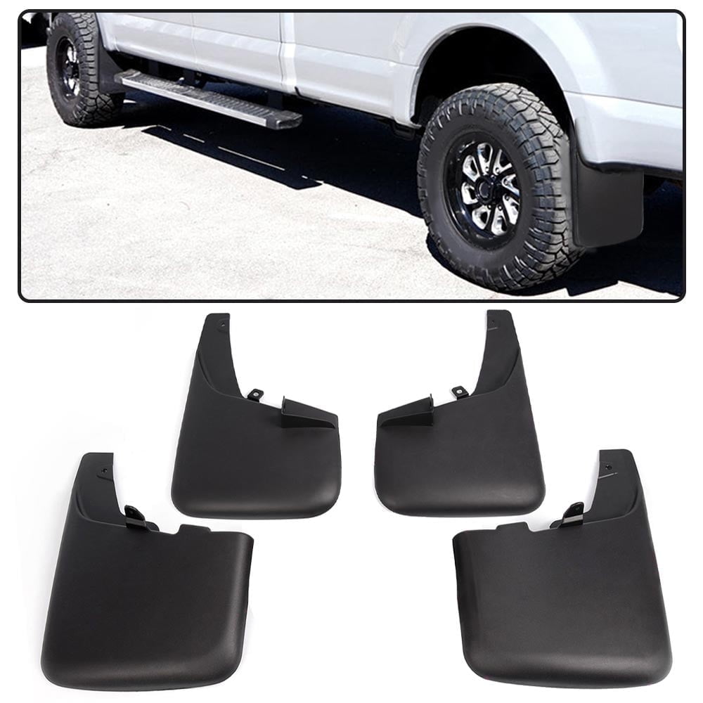 Rear Front Splash Guard Mud Flaps w/ Lips Fit for Ford 2011-2016 F250 ...