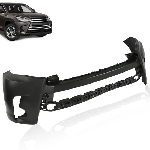 PIT66 Front Bumper Cover Fit for Toyota Highlander 2017-2019 ...