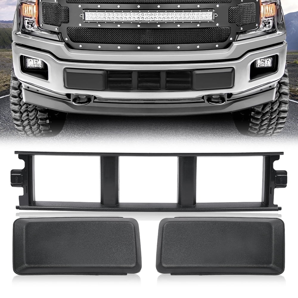 Front Bumper Cover Lower Grille Grill Trim Panel Black Fit For Ford ...