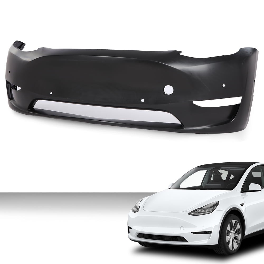 PIT66 Durable Front Bumper Panel 2020-2023 for Tesla Model Y, Black ...