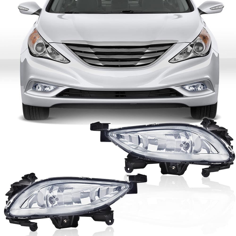 PIT66 Front Bumper Driving Fog Lights Lamps Fit For 2011-13 Hyundai ...