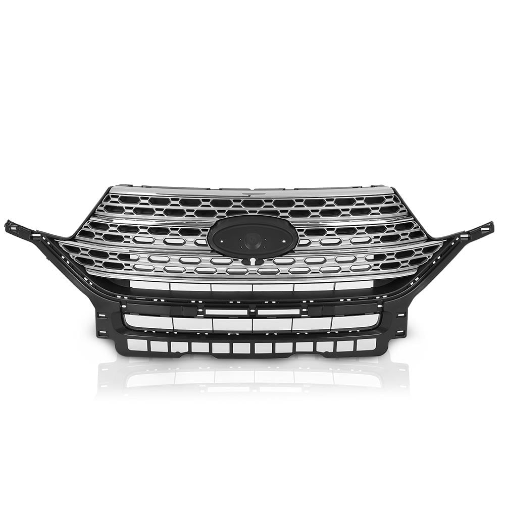 PIT66 Fit For 20 21 22 Ford Explorer Front Bumper Upper Grille Upper ...