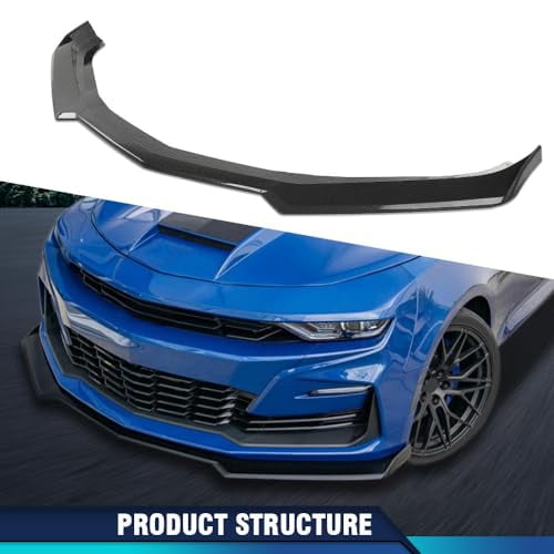 PIT66 Front Bumper Lip Splitter 1LE Style Compatible with Chevy Camaro ...